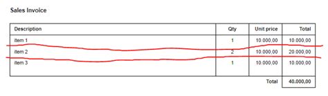 How To Add Line Between Row 1 And Row 2 In Sales Invoice Manager Forum