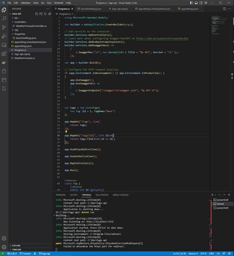 Swagger Page Doesn T Load In Fresh Generated Net Webapi C