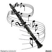 Clarinete Dibujo Facil