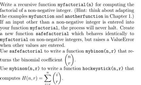 Answered Write A Recursive Function My Factorial Bartleby