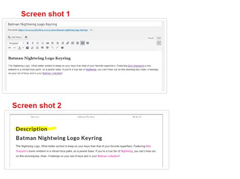 Remove The Word Description Which Automatically Appears In Long Description Box Of Woocommerce