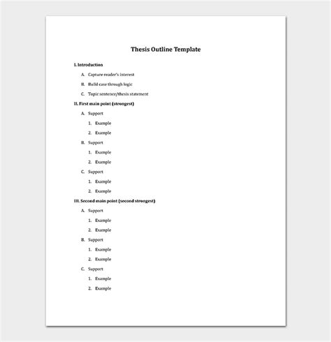 Microsoft Word Dissertation Template Free Word Template