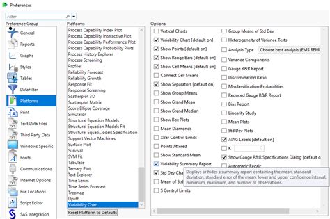 Solved Add Variability Summary Report To All Open Variability Graphs Jmp User Community