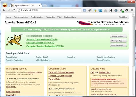 ติดตั้ง apache tomcat web server ไว้สำหรับเขียน jsp ด้วยภาษา java