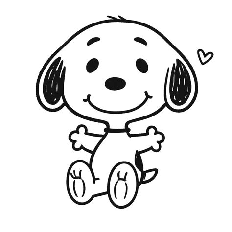 스누피 색칠 공부 Kr에서 무료 색칠 공부