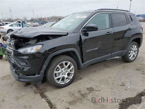 Report 3c4njdfb2nt175296 Jeep Compass 2022 Black Gas Price And Damage
