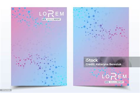 최소한의 소책자 템플렛 잡지 전단지 전단지 커버 소책자 연례 보고서 배너 의료 기술 화학에 대 한 과학적인 개념입니다 6 각형 분자 구조입니다 Dna 원자 신경 0명에 대한