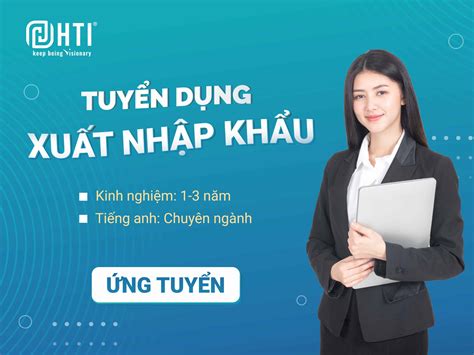 HN HCM Tuyển dụng Nhân viên Kinh doanh HTI Group
