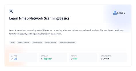 Learn Nmap Network Scanning Basics Labex