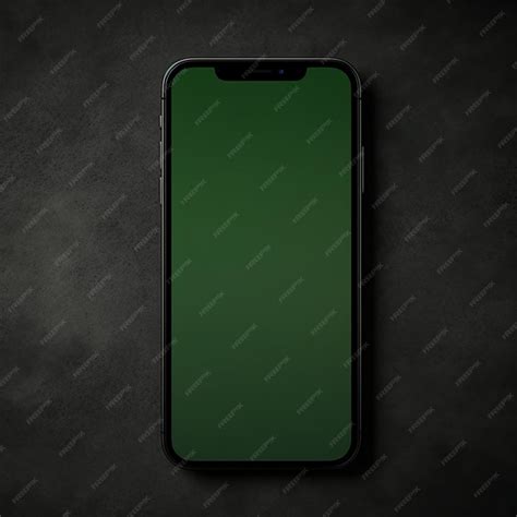 Premium Ai Image Realistic Front View Smartphone Mockup Mobile