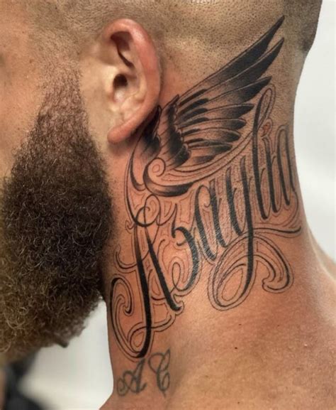 44 Male Neck Tattoos Ideas