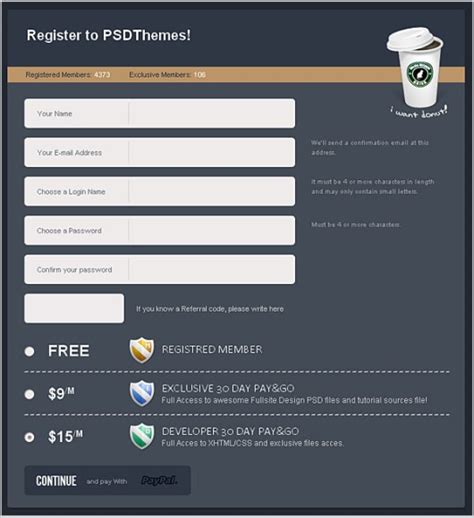 个优秀的HTML网页表单设计 PS教程网