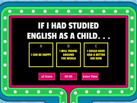 Level Two Conditionals Gameshow Quiz