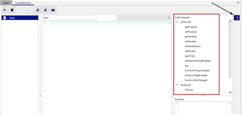 Javascript Definition Page Quickhmi Documentation