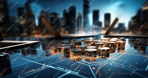 Premium Ai Image Global Business Thrives Data Analysis Fuels Economic Growth Integrating Stock