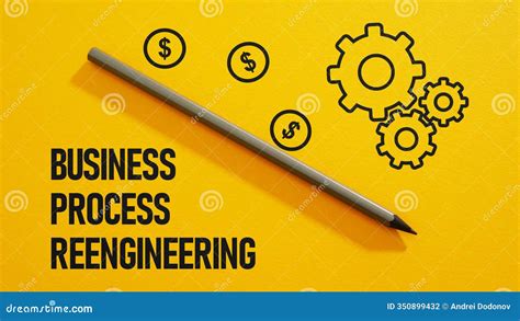 BPR Business Process Reengineering Is Shown Using The Text Stock Photo Image Of Work