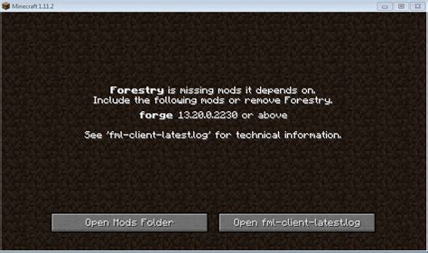 Forestry Problem Support Bug Reports Forge Forums