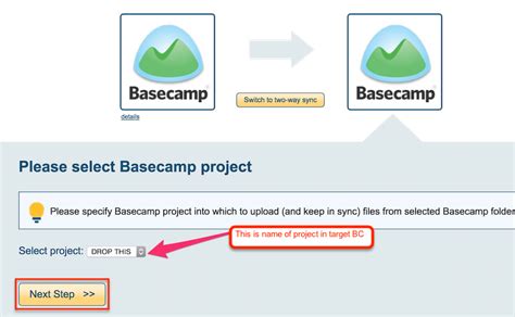 how to sync basecamp to another basecamp account cloudhq support