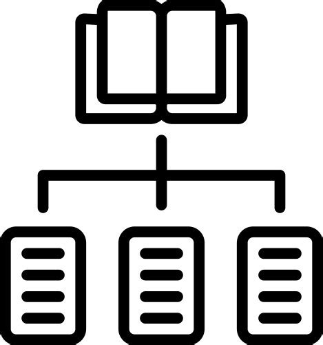Classification Linear Art Icon Set Royalty Free Vector Image Classification Linear Art Icon Set Royalty Free Vector Image