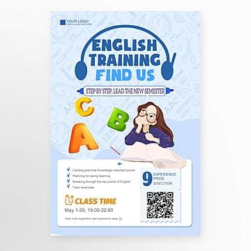 English Course Flyer 287 Free Templates For English Classes