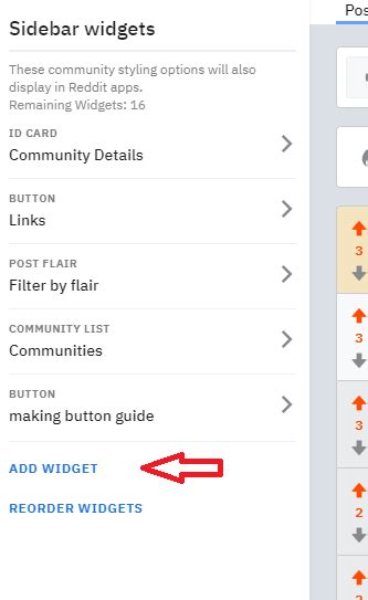 community sidebar new reddit redesign r modguide
