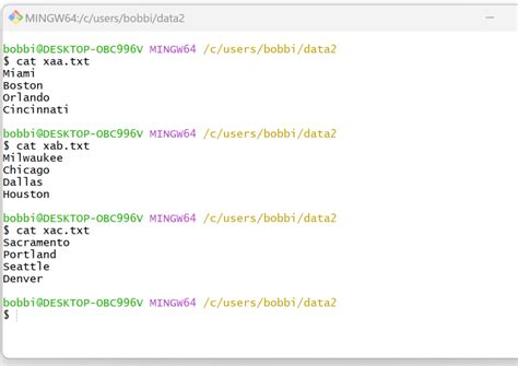 Bash How To Split Text File Into Multiple Files Collecting Wisdom