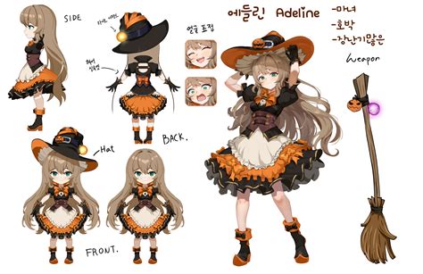 Artstation Sd 캐릭터 3면도 03