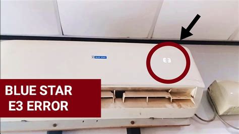 E3 ERROR IN BLUE STAR SPLIT AC REPAIRING STEP BY STEP IN HINDI HOW TO