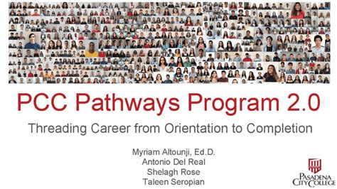 Pcc Pathways Program 20 Threading Career From Orientation To