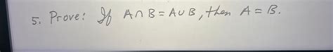 Solved Prove If Ab Ab Then A B Chegg Com