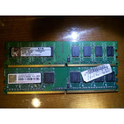 金士頓 Ddr2 800 2g 桌機用 圖片上方 蝦皮購物