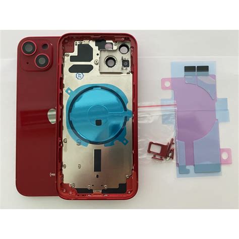 Chassis Remplacement Iphone 13 Rouge Red Chassis Nu Joint Kit Ce Cinqteq