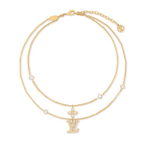 Lady Lv Necklace Luxury S00 Gold Louis Vuitton