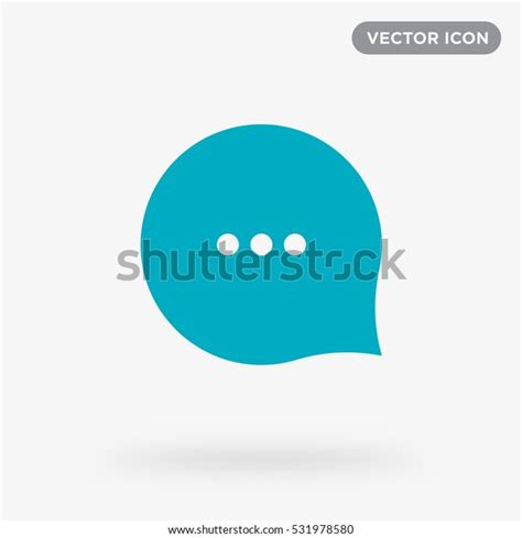 Typing Chat Bubble Icon Illustration Isolated Stock Vector Royalty