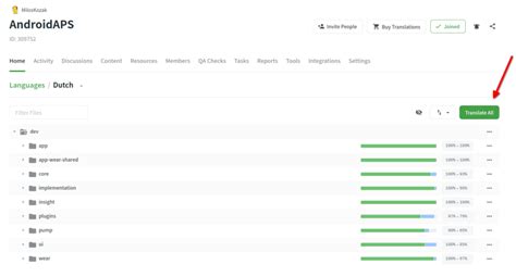 How To Translate Strings For The Aaps App Or The Documentation