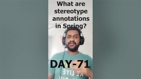 What Are Stereotype Annotations In Spring Java Springboot Interview Interviewtips Youtube