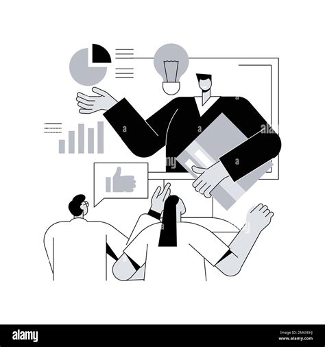 Managers Workshop Abstract Concept Vector Illustration Supervisors