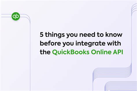 5 Things You Need To Know Before You Integrate With The Quickbooks