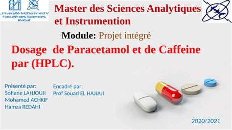 Pdf Determination Of Paracetamol And Caffeine By Hplc