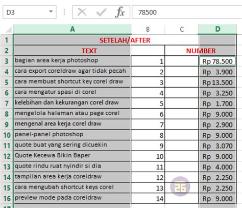 Cara Cepat Mengatur Lebar Kolom Dan Tinggi Baris Excel
