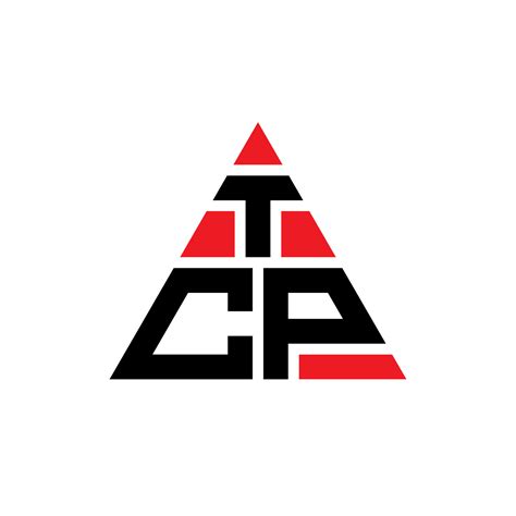 Diseño De Logotipo De Letra Triangular Tcp Con Forma De Triángulo
