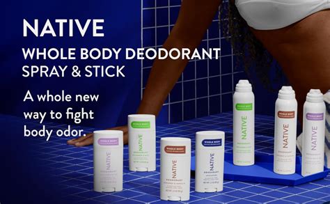 Native Whole Body Deodorant Spray Contains Naturally Derived Ingredients Deodorant