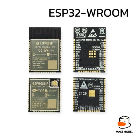 Esp32 Wroom ชิพแท้จาก Espressif Esp32 Wroom 32e Wroom 32u Wifi Ble Pcb Antenna Ipex Connector
