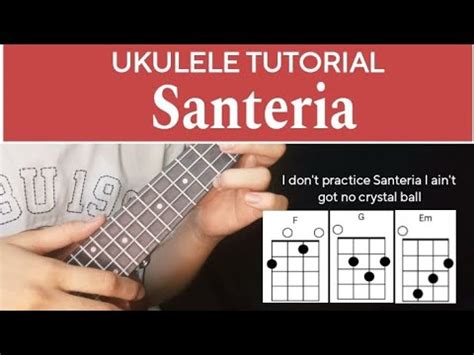 Sublime Santeria Ukulele Tutorial Easy Chords Youtube