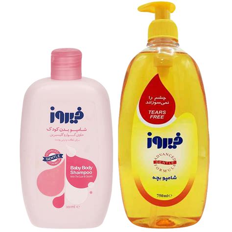 قیمت و خرید ⭐ شامپو بدن بچه فیروز مدل A44 حجم 300 میلی لیتر به همراه