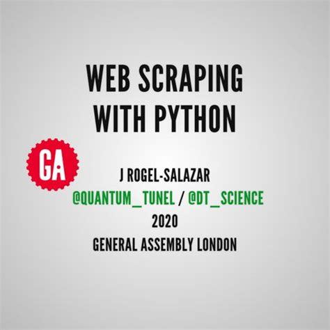 Webscraping With Python Regular Expression Python Presentation