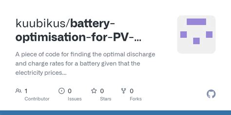 Github Kuubikus Battery Optimisation For Pv Plant A Piece Of Code For Finding The Optimal