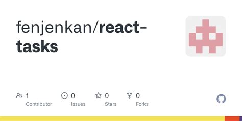 GitHub Fenjenkan React Tasks