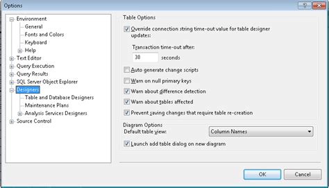 Disable Prevent Saving Changes That Require The Table To Be Re Created In Development