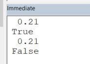 Excel Declare A Variable As Decimal Stack Overflow